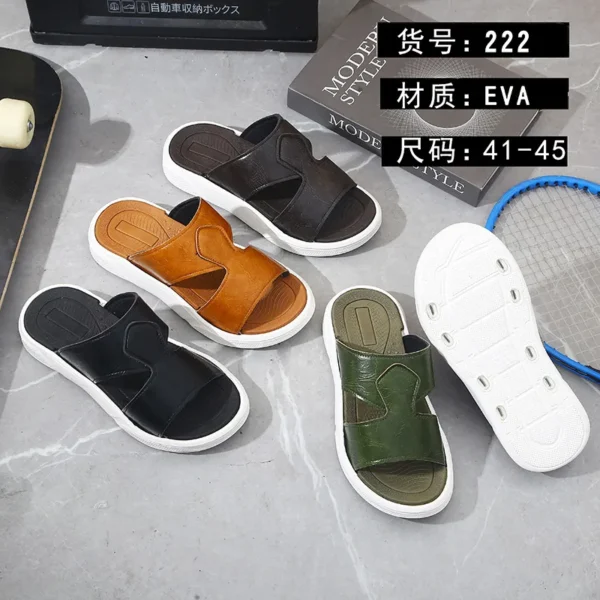 Wholesale EVA Slippers for Men with Various Designs - FINE shoes